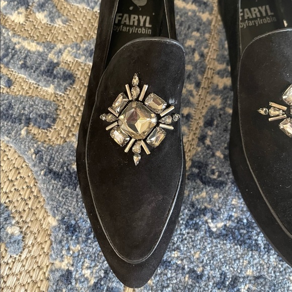 Faryl Robin | Shoes | Faryl By Faryl Robin Rhinestone Easton Loafer ...